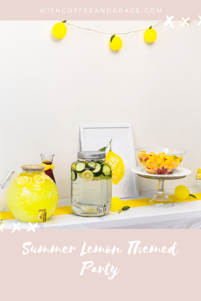 Summer Lemon Themed Party